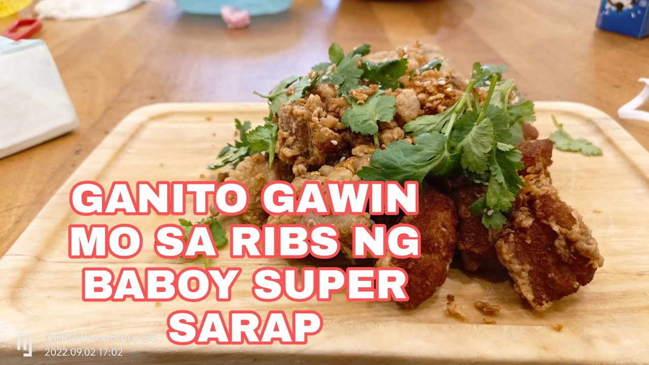 Ganito ang gawin mo sa ribs ng baboy super sarap.. - YouTube