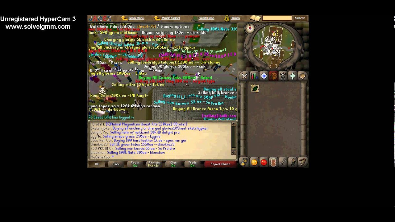 Runescape 2007 Money Making Guide - 07Scape - YouTube