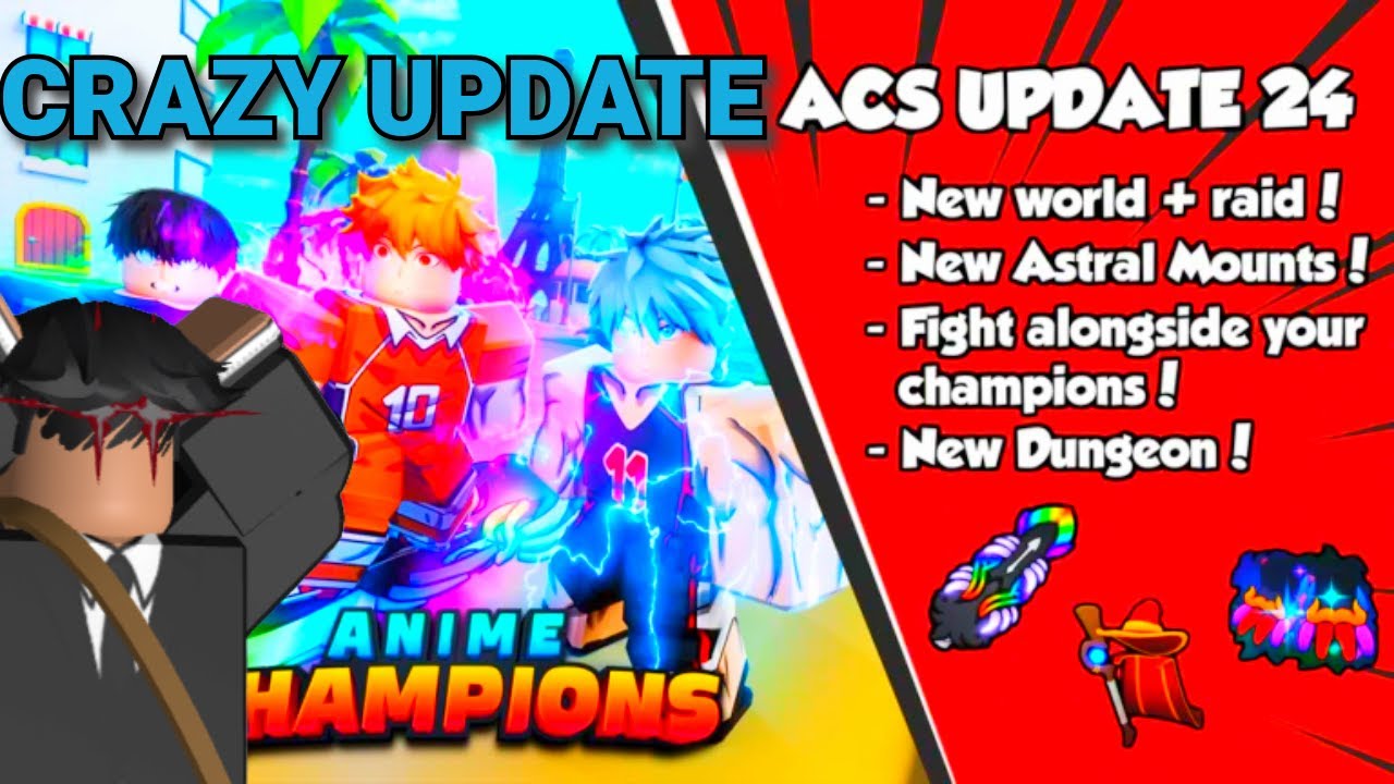 NEW ANIME CHAMPION SIMULATOR UPDATE - YouTube