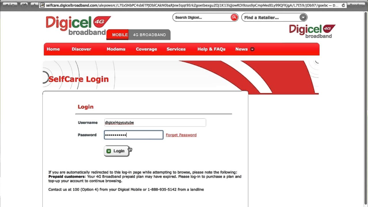 How to Reset Your 4G Broadband Password - YouTube