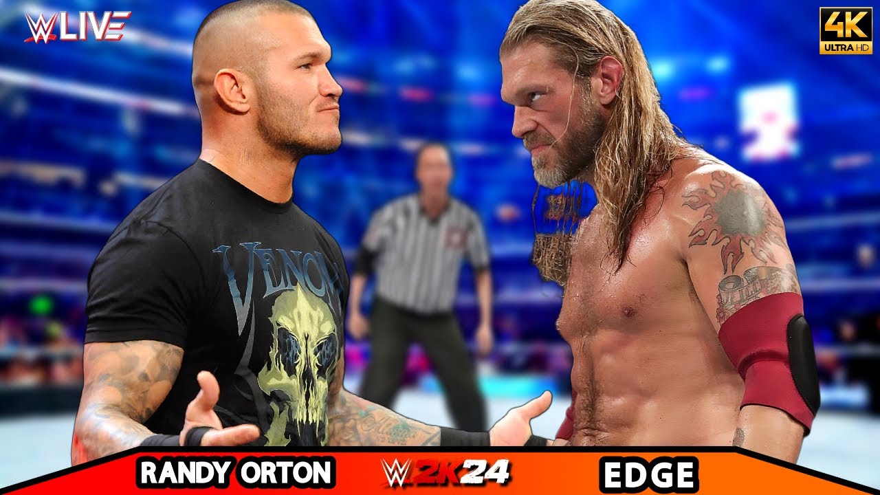 Randy Orton vs Edge | No Holds Barred Match | WRESTLEMANIA 40 | WWE Nov ...