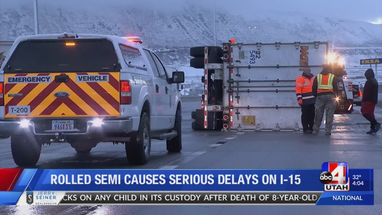 Rolled semi - YouTube