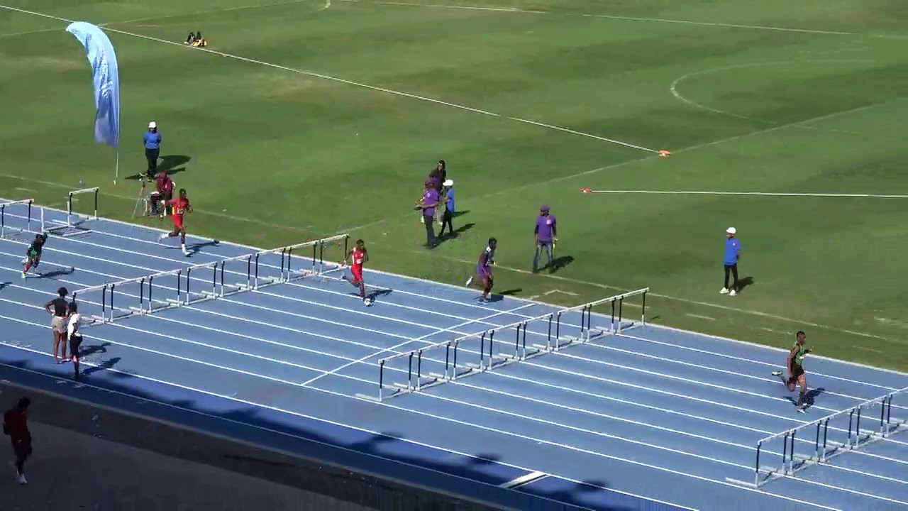 SW Isaac Henry Meet 2019 Boys Class 2 110m Hurdles 3 - YouTube