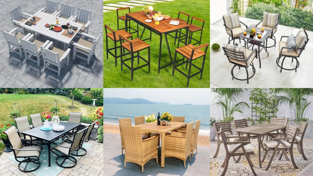 Best 26 Outdoor Dining Sets Beautiful Stylish and Modern Garden Patio ...