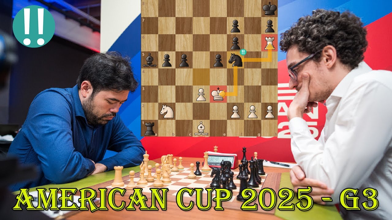 FORK ROOK!! Fabiano Caruana vs Hikaru Nakamura || American Cup 2025 ...