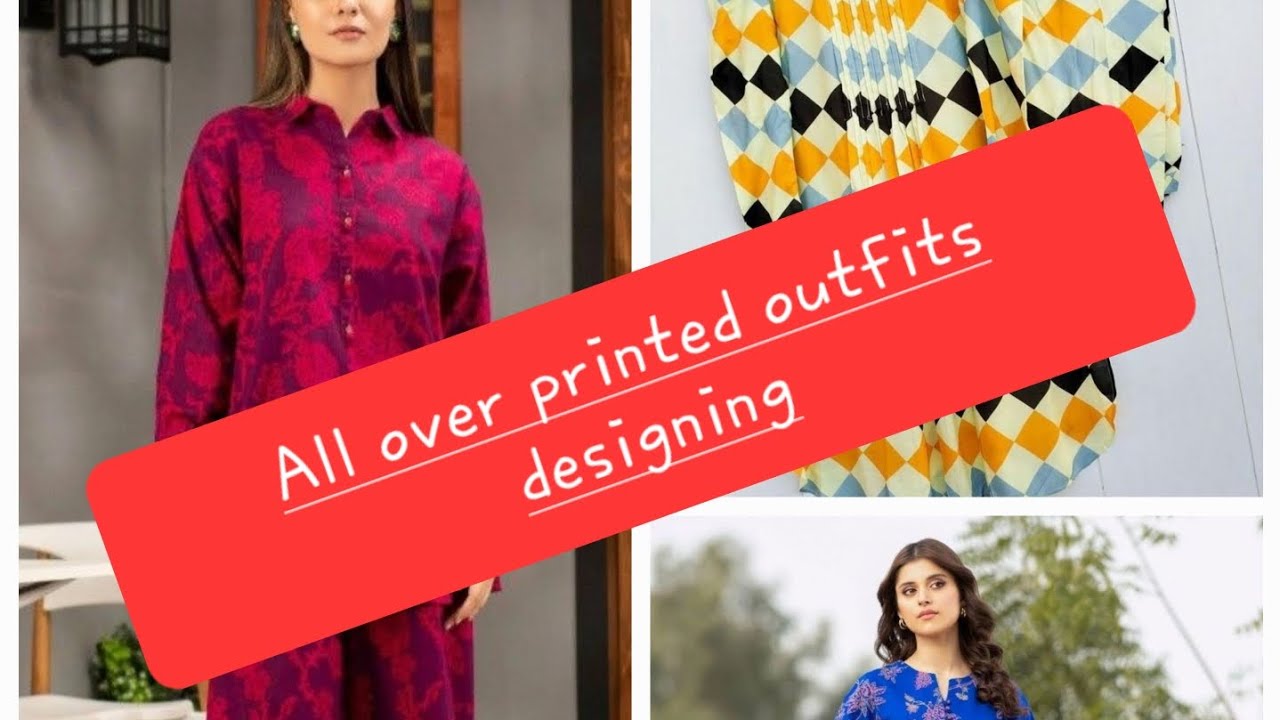 All over printed outfits#How to design allover prints #look classy and ...