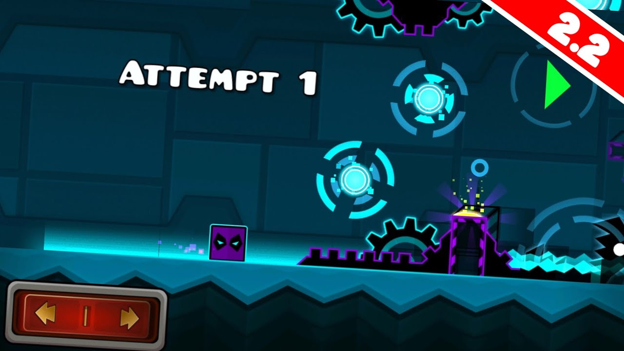 UN DÍA NORMAL EN GEOMETRY DASH 2.2 - YouTube