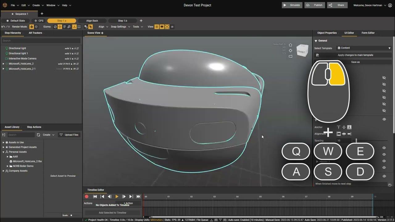 Create Authoring: Tip of the Week "Keyboard Scene Navigation" - YouTube