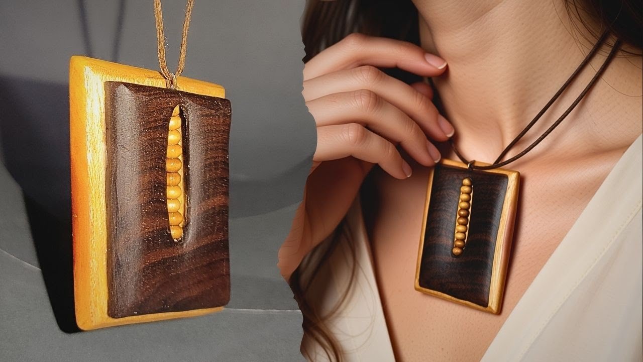 How To Make Natural Wood Jewelry Diy Handmade Jewelry Tutorial — Step