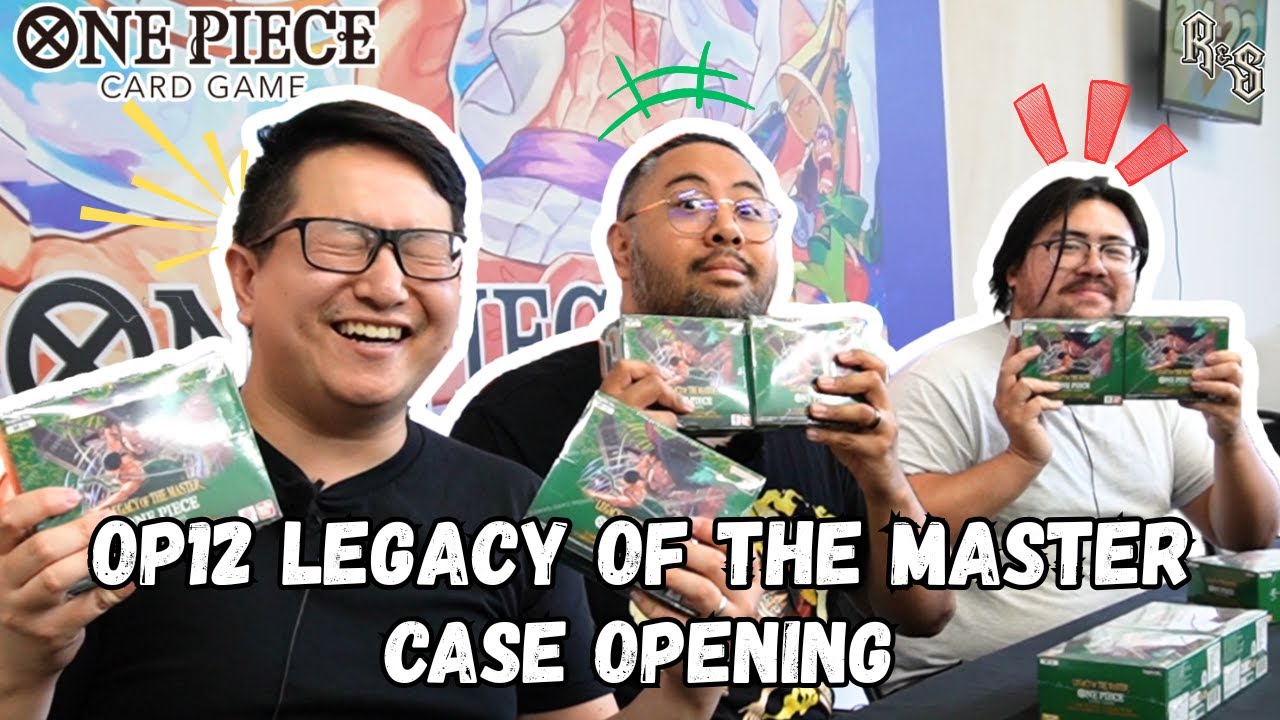 OP12 Legacy of the Master Case Opening w/Zekekun, Conere, and KuroTCG ...