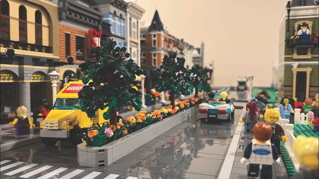 CUSTOM LEGO TREE TUTORIAL And Placing Them In The City! - YouTube