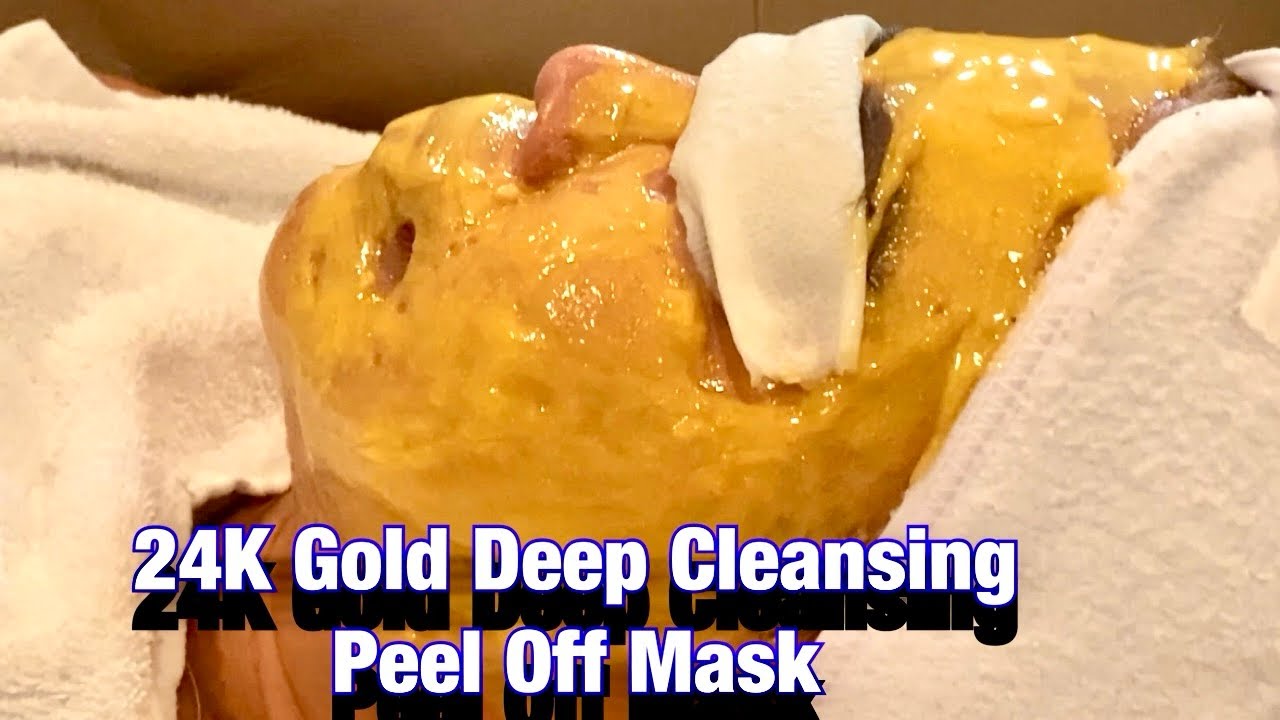24K Gold Mask, Hydrating Glowing Skin - YouTube