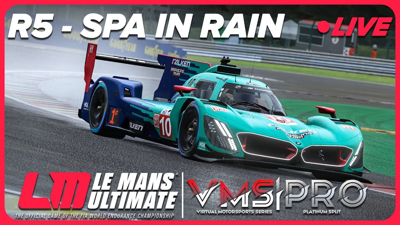 Le Mans Ultimate VMS Pro Series Platinum Season 3 - Race 5 at Spa ...