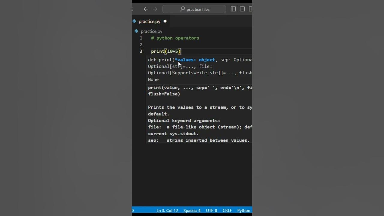 Python Operators Python Coding Learnpython Pythonforbeginners Python3 Youtube 