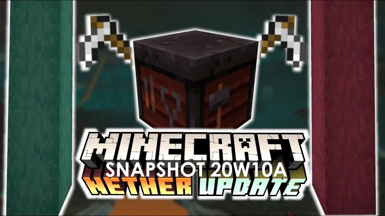 Minecraft Snapshot 20w10a - Houe et Smithing Table, enfin utile ! - YouTube
