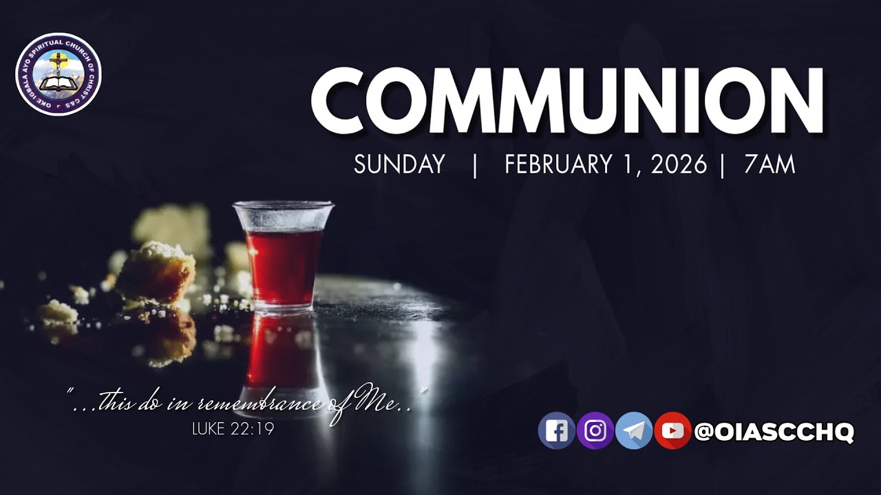 GOOD MORNING JESUS || HOLY COMMUNION SERVICE || 1ST FEBRUARY 2026 - YouTube