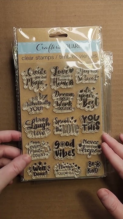 Dollar tree stamps #journal #clingstamps #junkjournal - YouTube