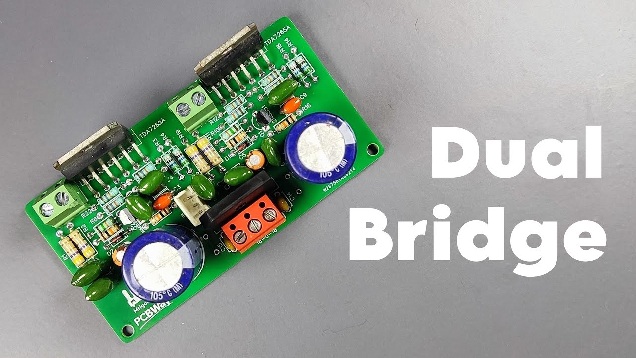Dual Bridge Amplifier. - YouTube