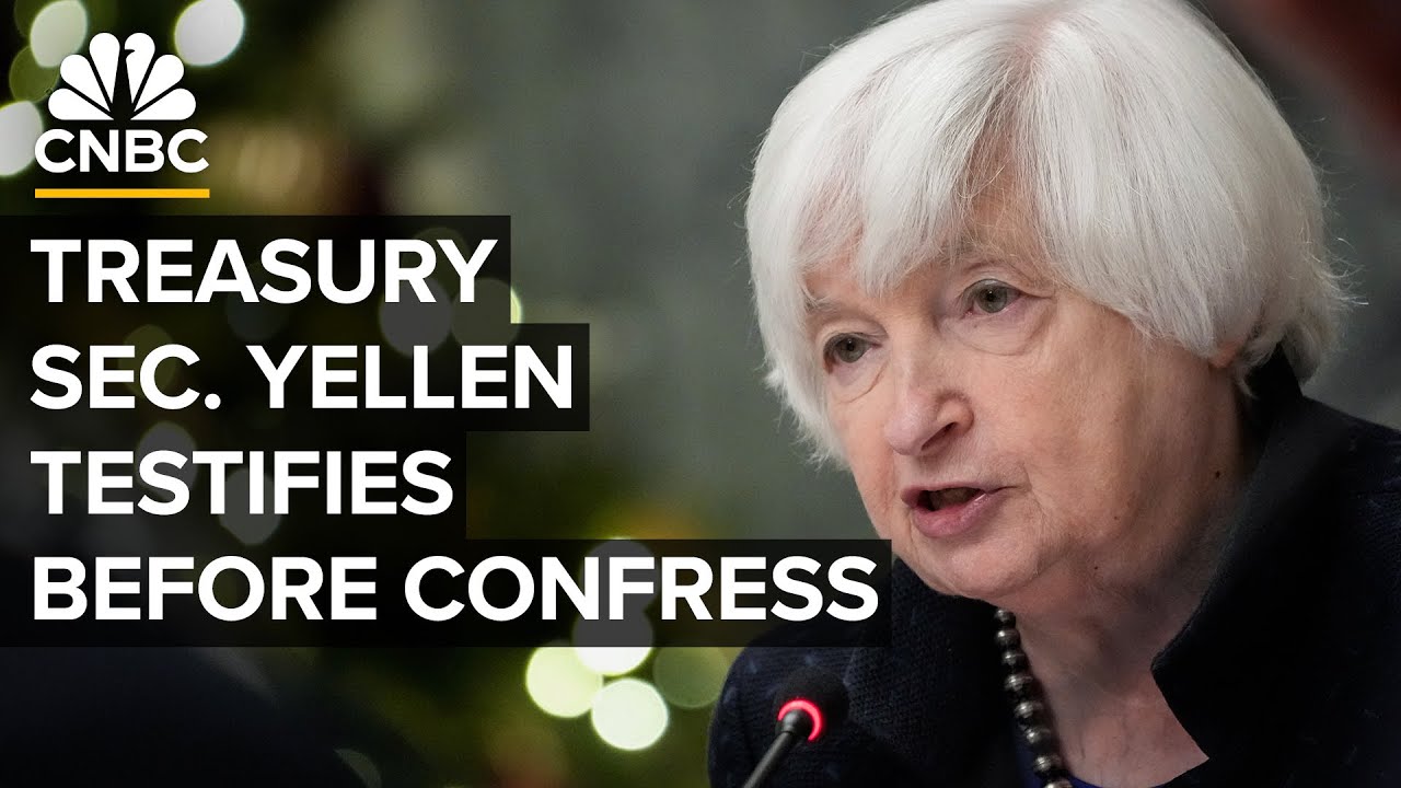 Treasury Secretary Janet Yellen testifies before the House Ways and ...
