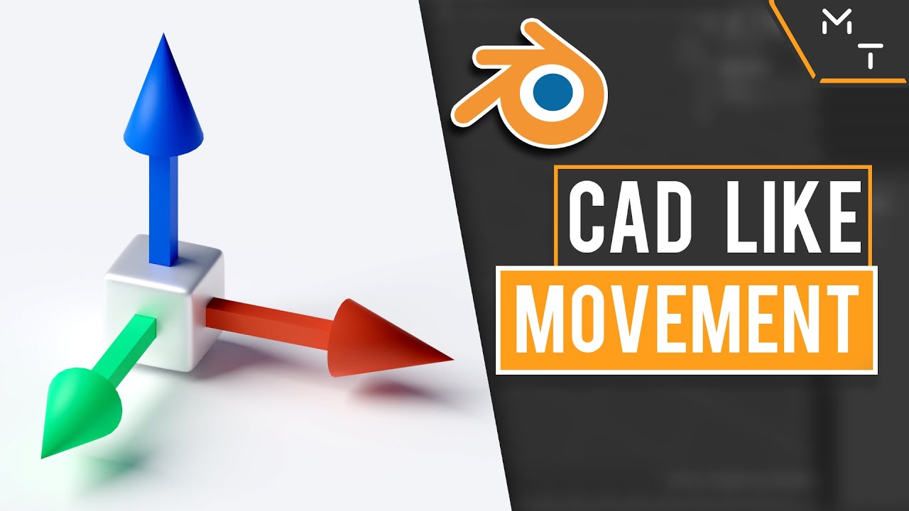 CAD Style Precision Movement In Blender 2.83 | CAD Transform Addon ...