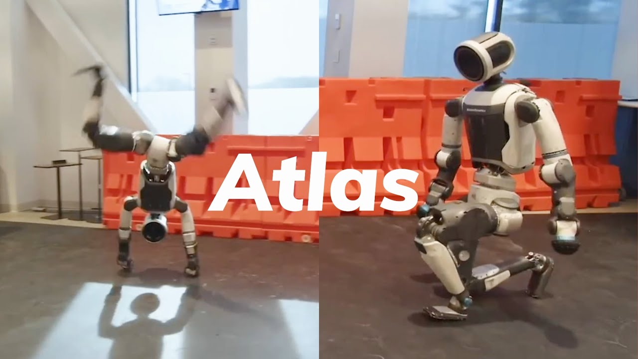 Boston Dynamics Atlas Humanoid Robot Shows Off Its Breakdancing Moves! - YouTube