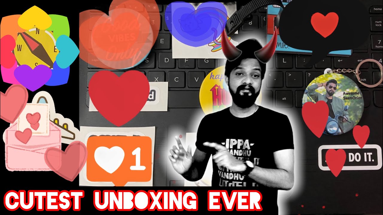 Dotbadges.com cutest unboxing tamil | Laptop Stickers | Fridge Magnets ...