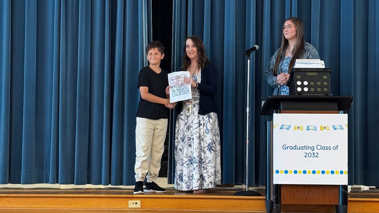 Levi's 5th grade graduation ☆ - YouTube