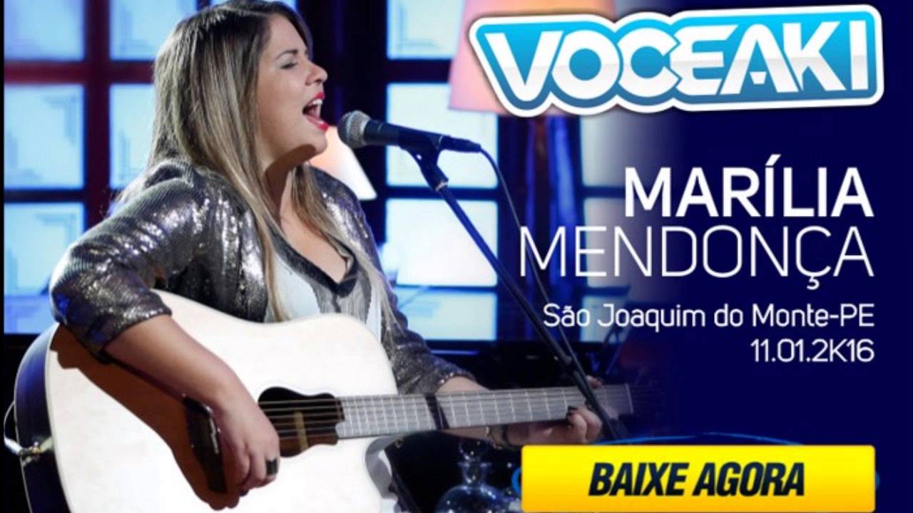 Marilia Mendonça (CD ao vivo 2016) - YouTube
