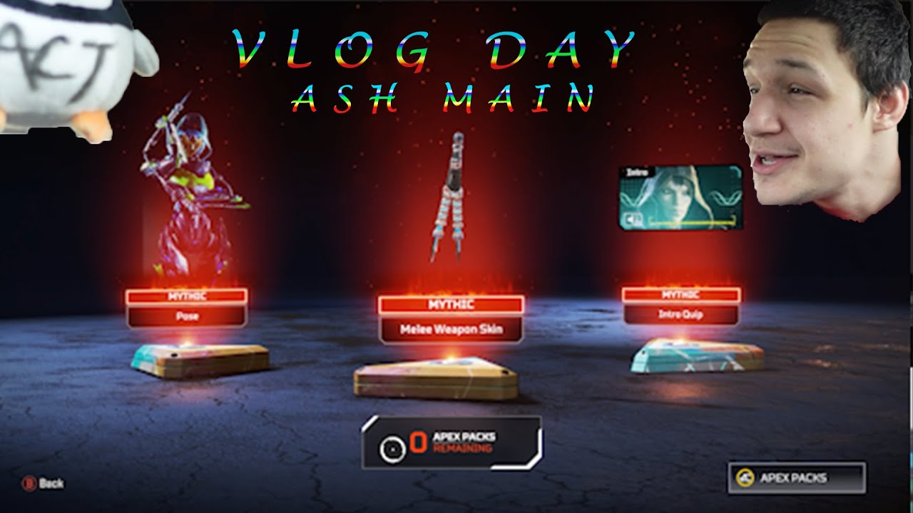VLOG DAY ASH MAIN GETS HIS HEIRLOOM (APEX LEGENDS) - YouTube