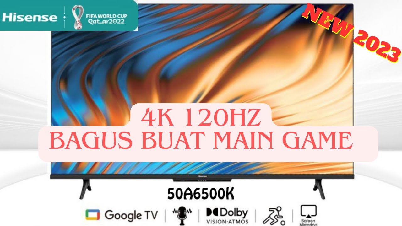 Review Tv 50” Inch HISENSE 50A6500K - Google tv terbaru - YouTube