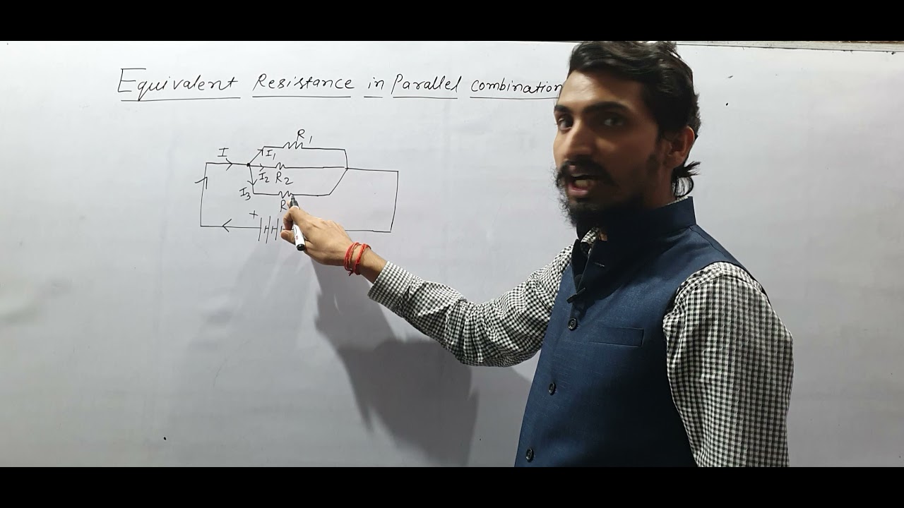 Derivation of equivalent resistance in parallel combination for class ...