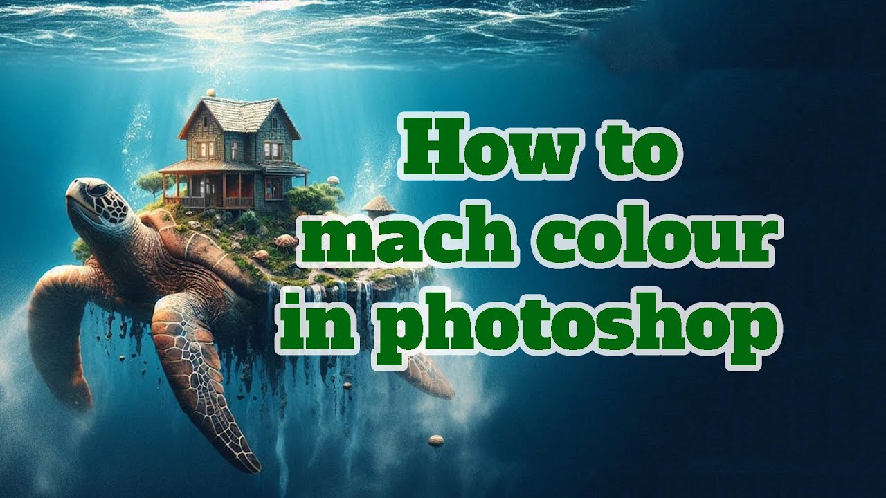 How to mach colour in photoshop - YouTube