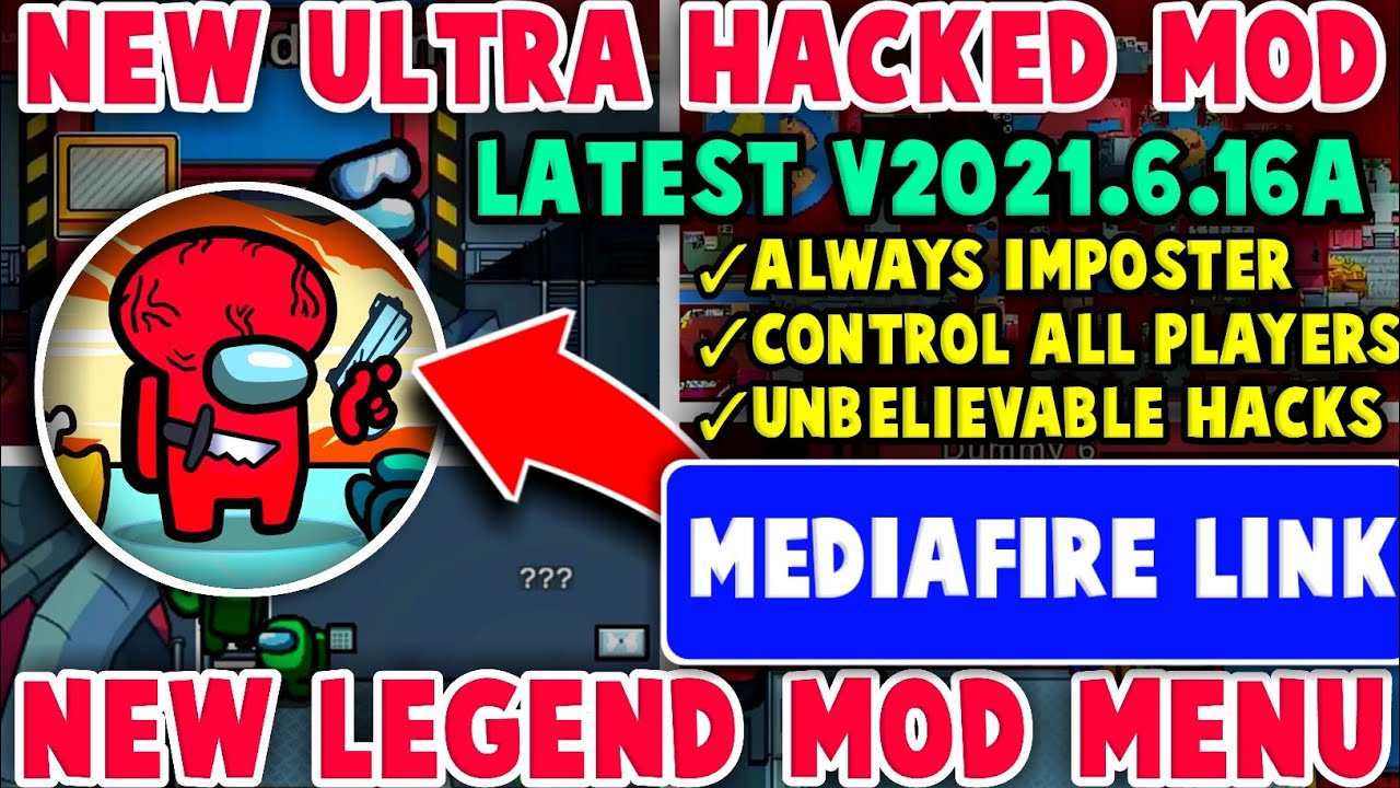 Among Us Latest Mod Menu 2021.6.16a | 15 Players Lobby + Always ...