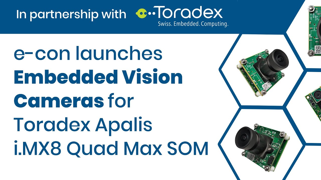 Embedded Vision cameras for Toradex Apalis i.MX8 Quad Max System on ...
