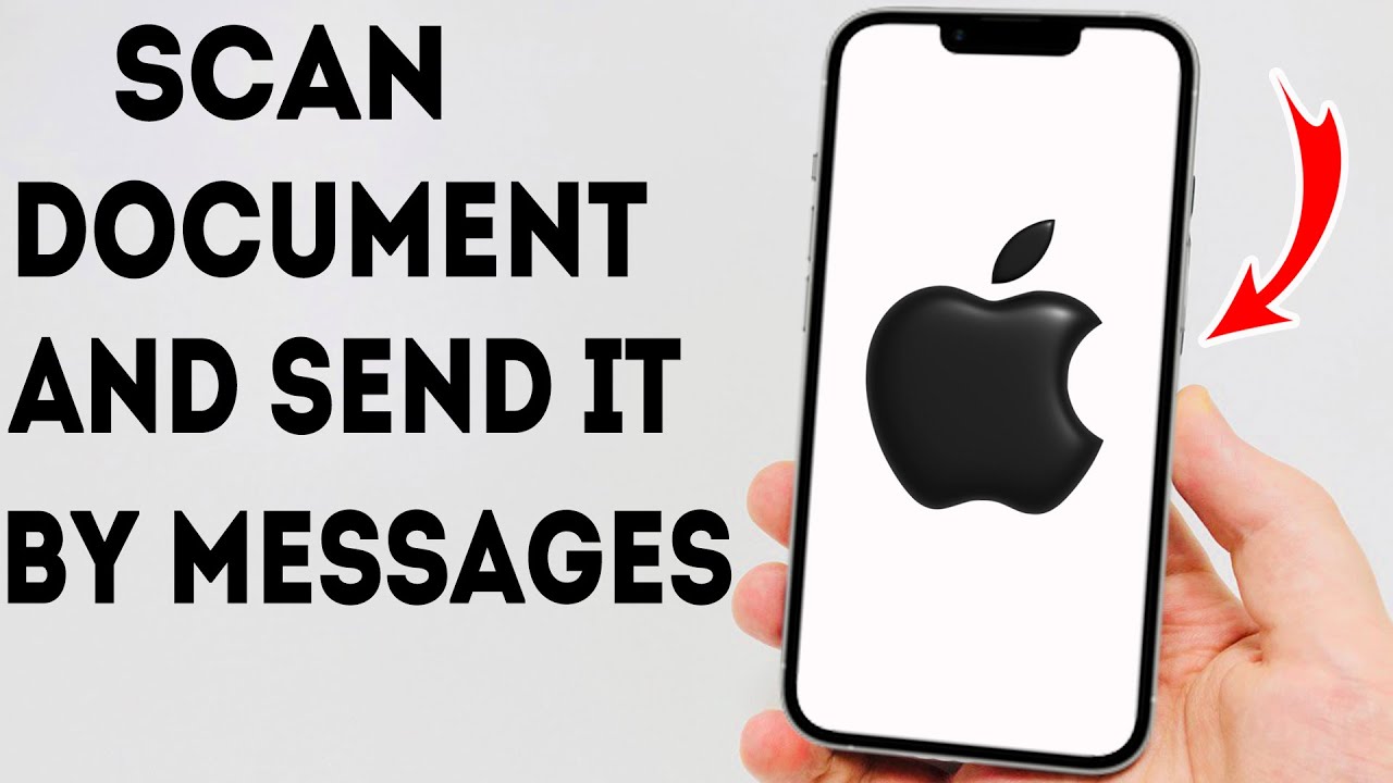 How To Scan Document on iPhone and Send It By Messages - Full Guide ...