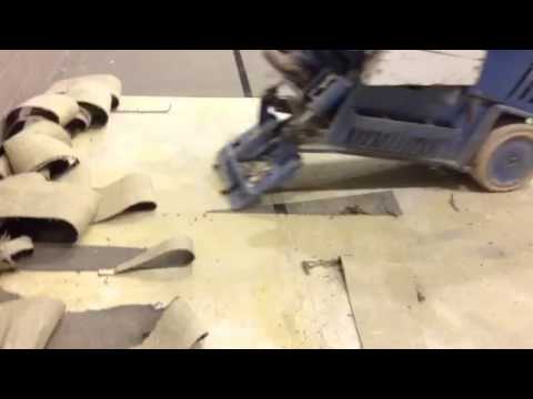 My Way Carpet - How to rip up glued carpet over concrete pad. - YouTube