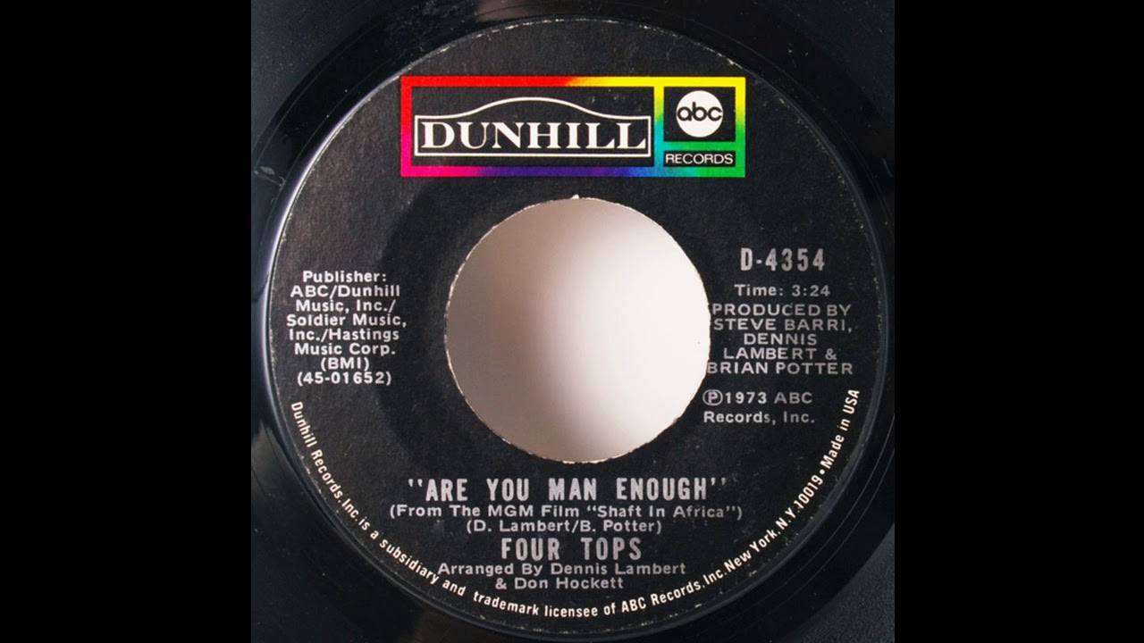 FOUR TOPS: "ARE YOU MAN ENOUGH" [J*ski Extended] - YouTube