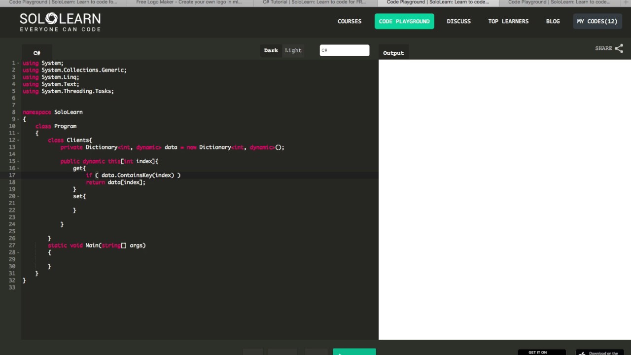 C Creating A Dynamic Indexer Csharp Youtube 1884