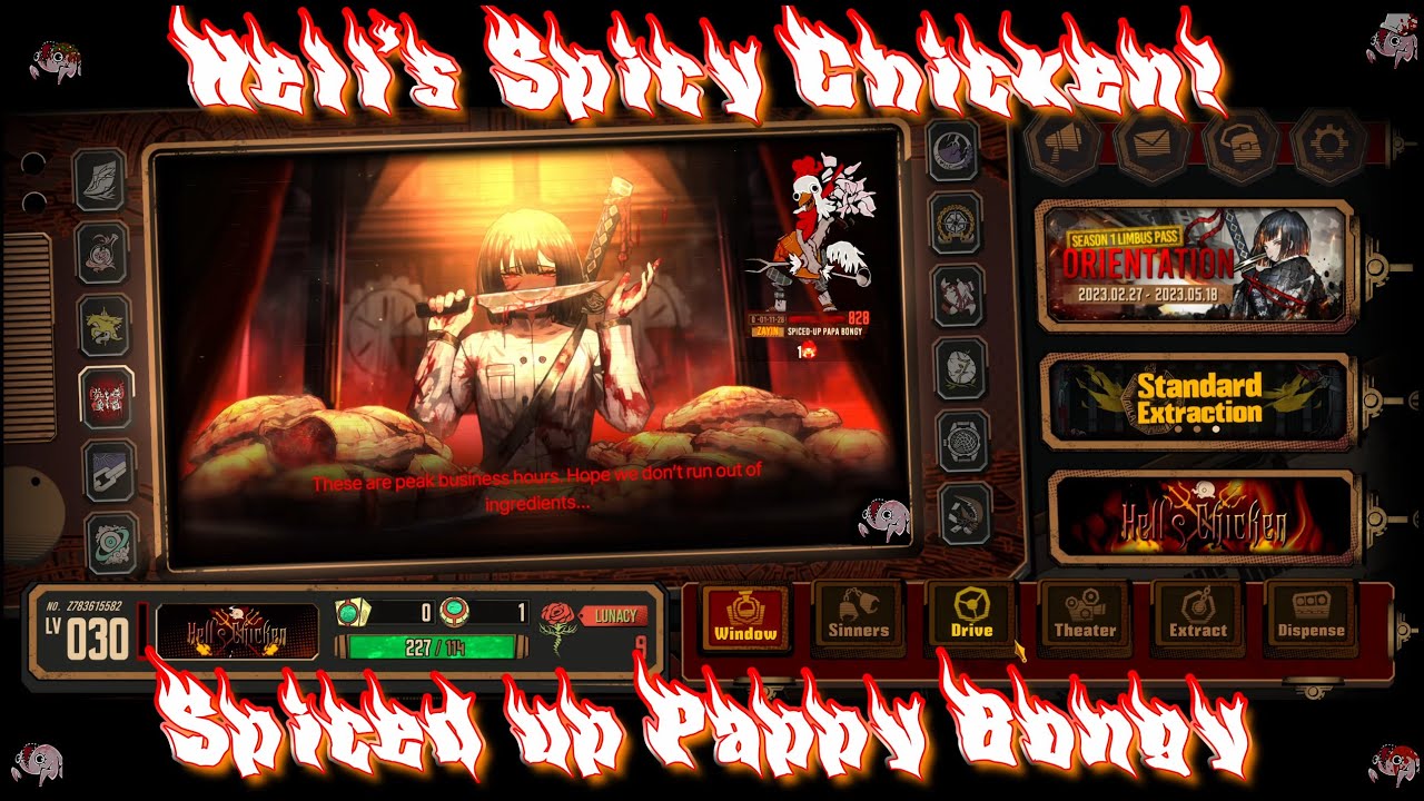 Limbus Company - 9 - Hell's Spicy Chicken - Papa Bongy - YouTube