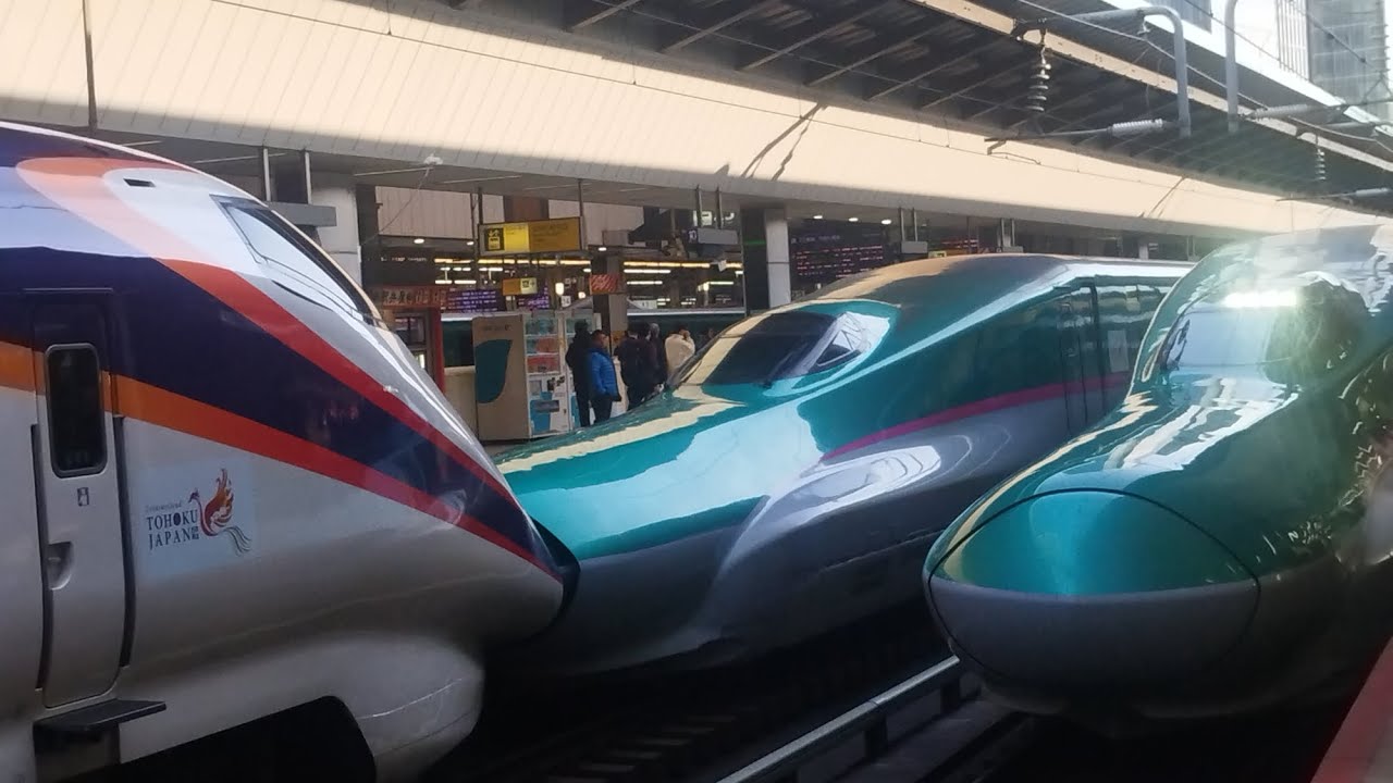 [本日より開始]E5＋E3が東京駅入線 - YouTube