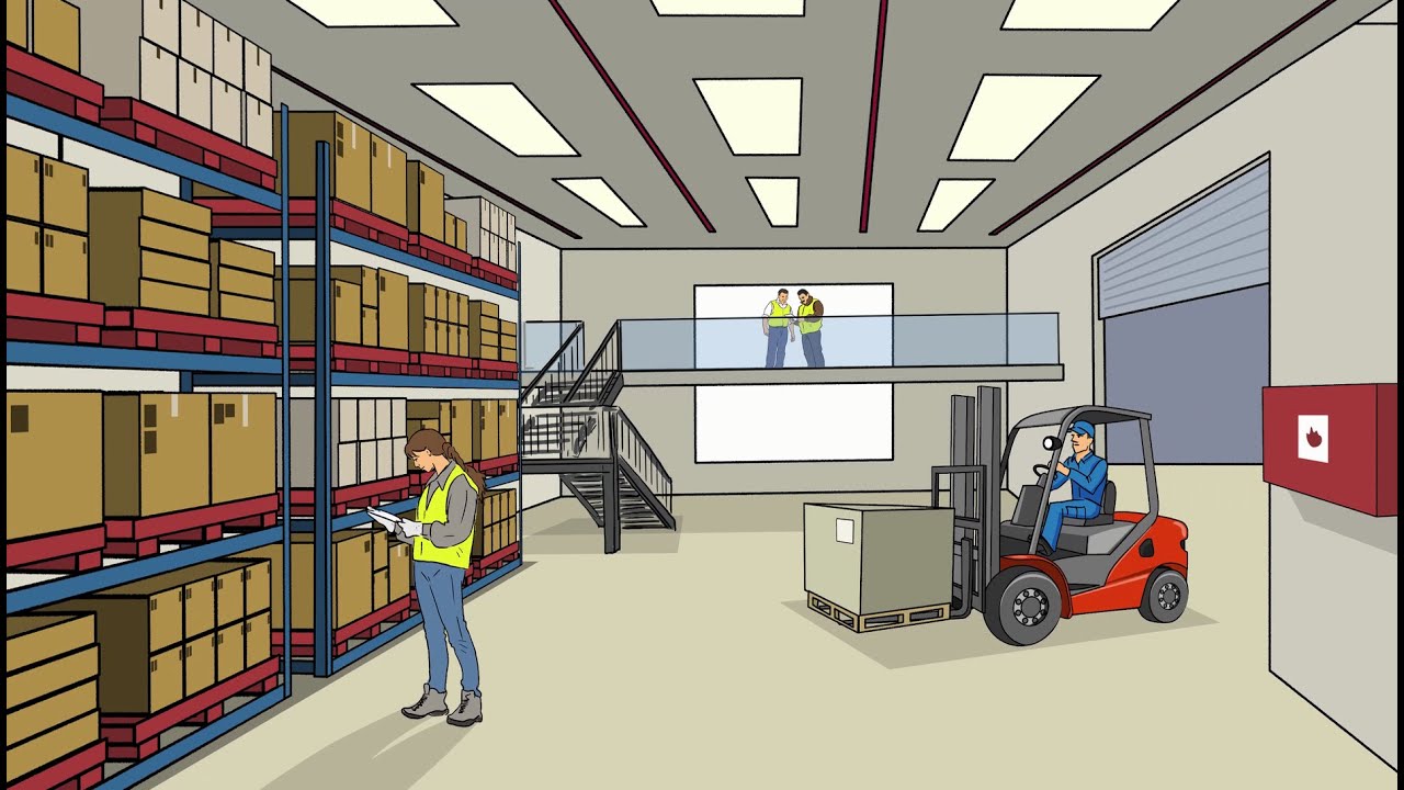 Animated explainer video for a logistics center project - YouTube
