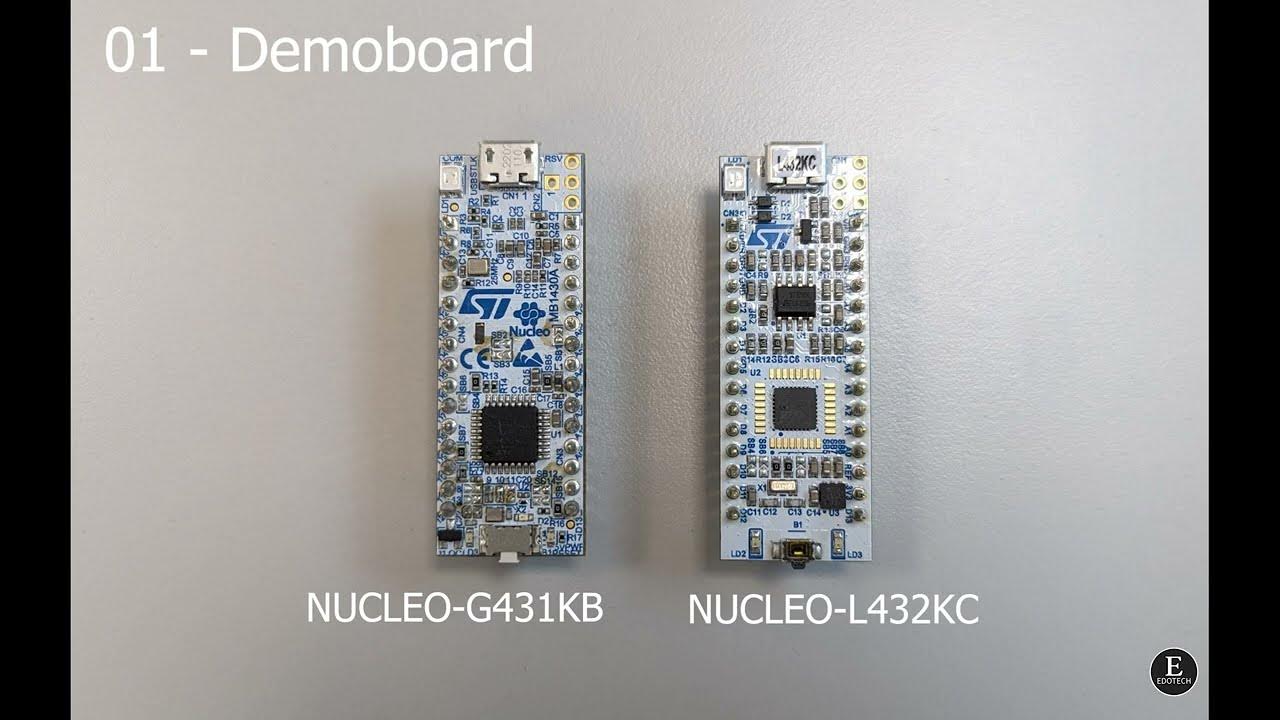 01 Stm32 Demoboard Nucleo G4 E Nucleo L4 Youtube