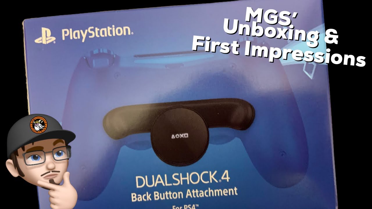 PS Back Button Attachment - MGS’ Unboxing & First Impressions - YouTube