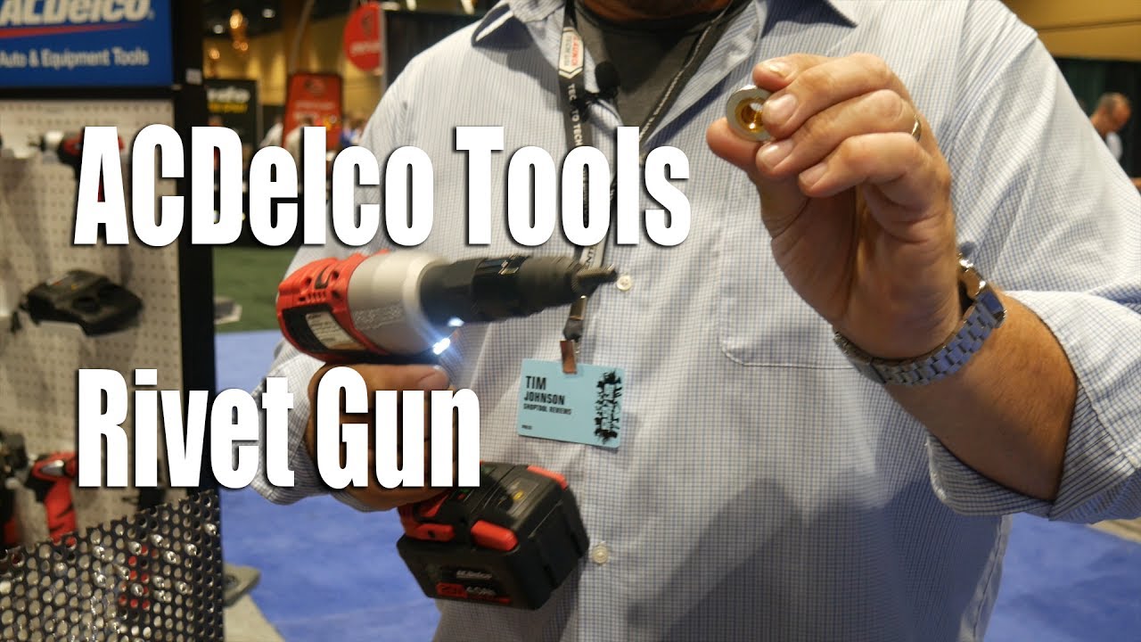 ACDelco Tools Cordless Rivet Gun and Rivet Nut Installer - YouTube