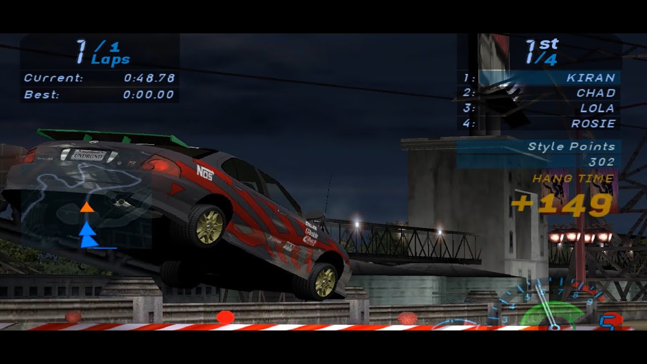 NFS Underground - Inner City Sprint - Nissan Sentra - Need For Speed ...
