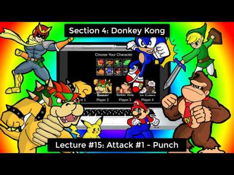 Super Smash Bros. in Unity using C# - Donkey Kong Punch - YouTube