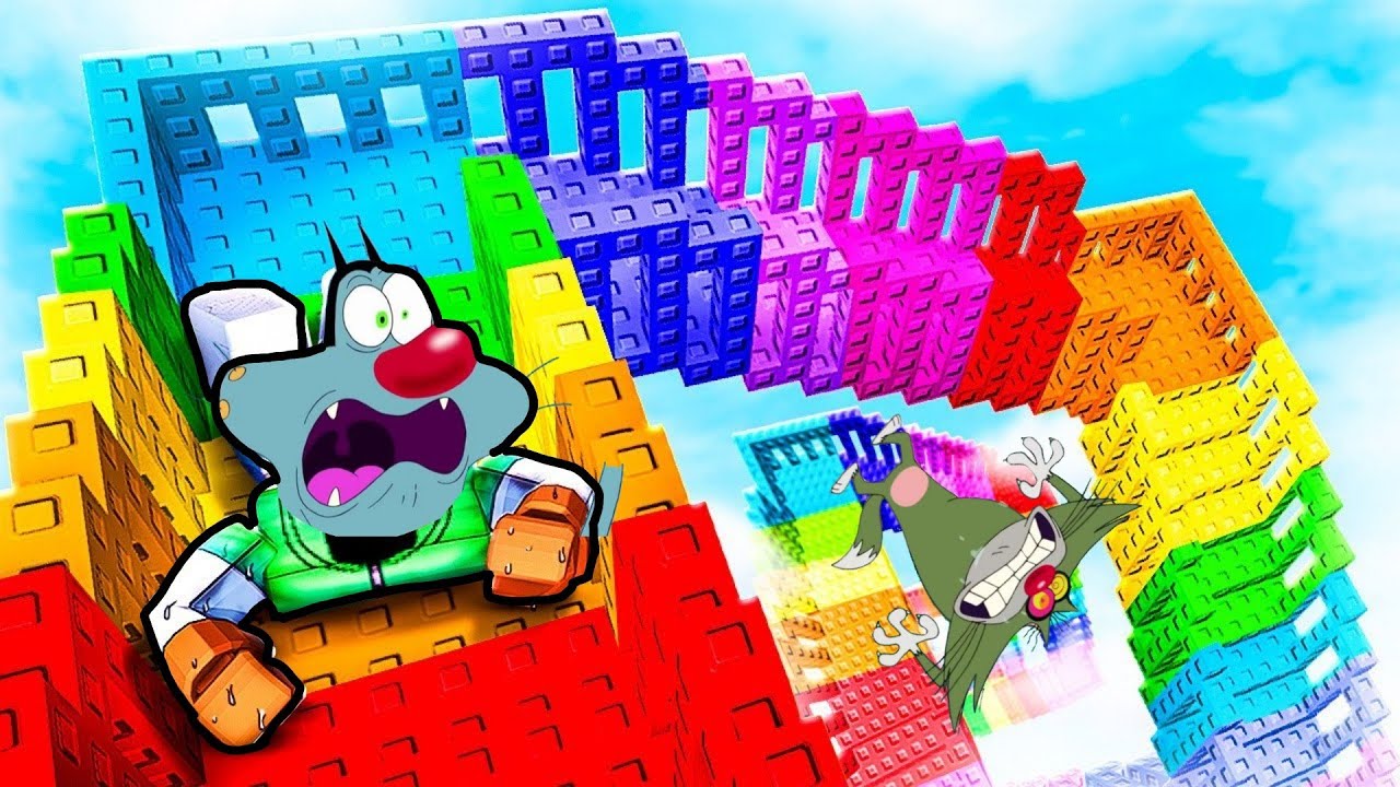 ROBLOX OGGY CLIMBING 1000 STAIRS IN ROBLOX | OGGY GAME - YouTube