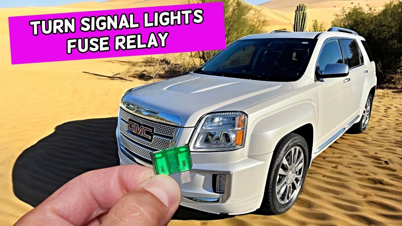 GMC TERRAIN Turn Signal Lights Fuse Relay Location Replacement 2010 ...