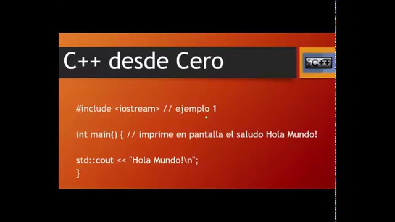 C++ desde Cero #1 - YouTube