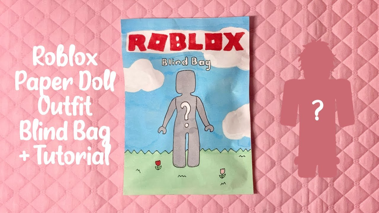 Paper Diy🩵 Roblox Outfit Blind Bag Tutorial Asmr Applefrog Youtube